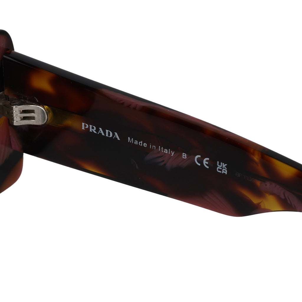 SHOP PRELOVED Prada Logo Plaque Rectangle-Frame Sunglasses – SPR A07 ...