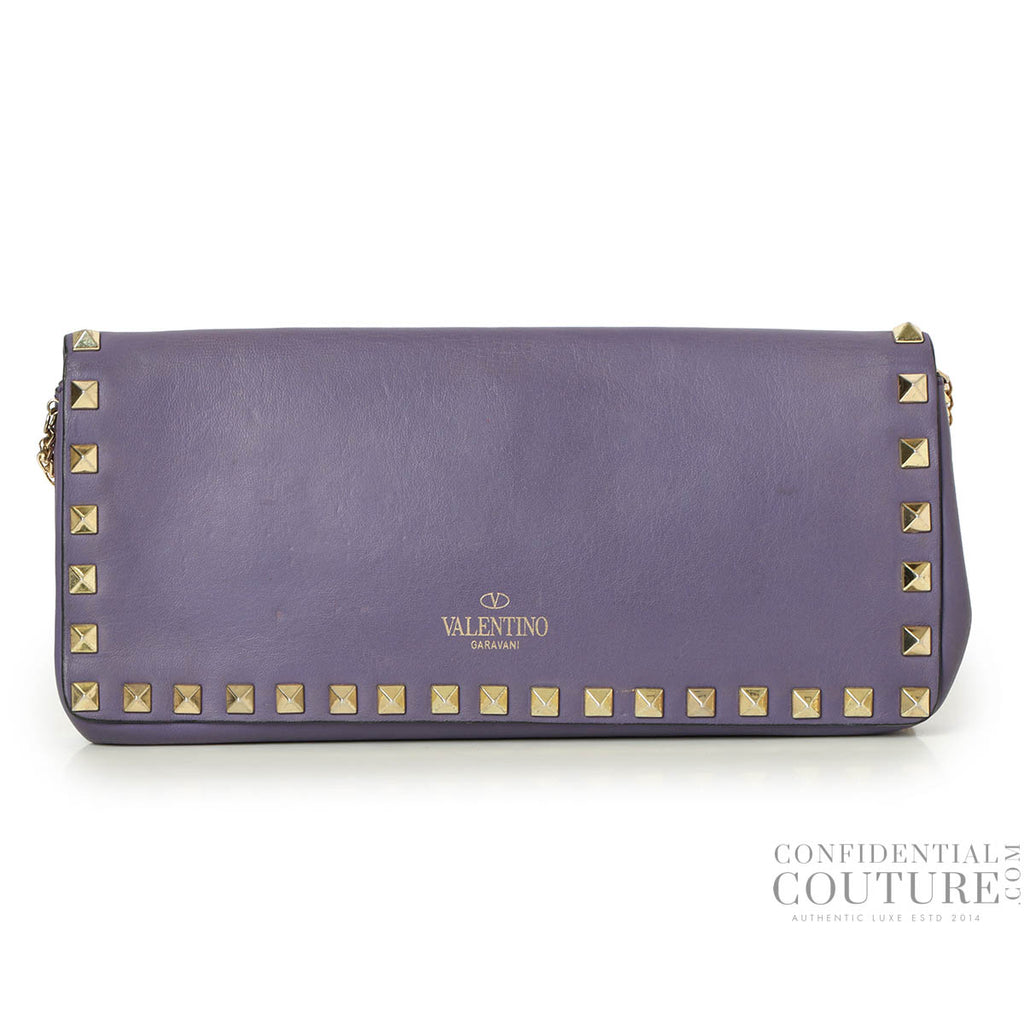 Garavani Purple Rockstud Wallet On Chain Bag – Confidential Couture