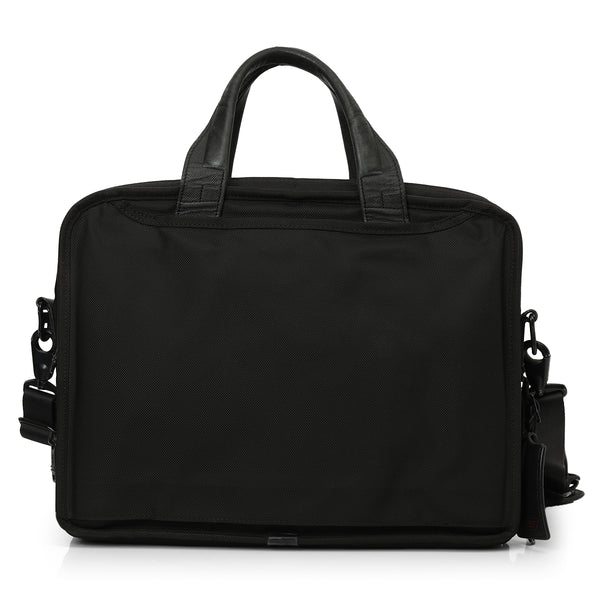 Black Nylon Three Way Briefcase One Size – Confidential Couture
