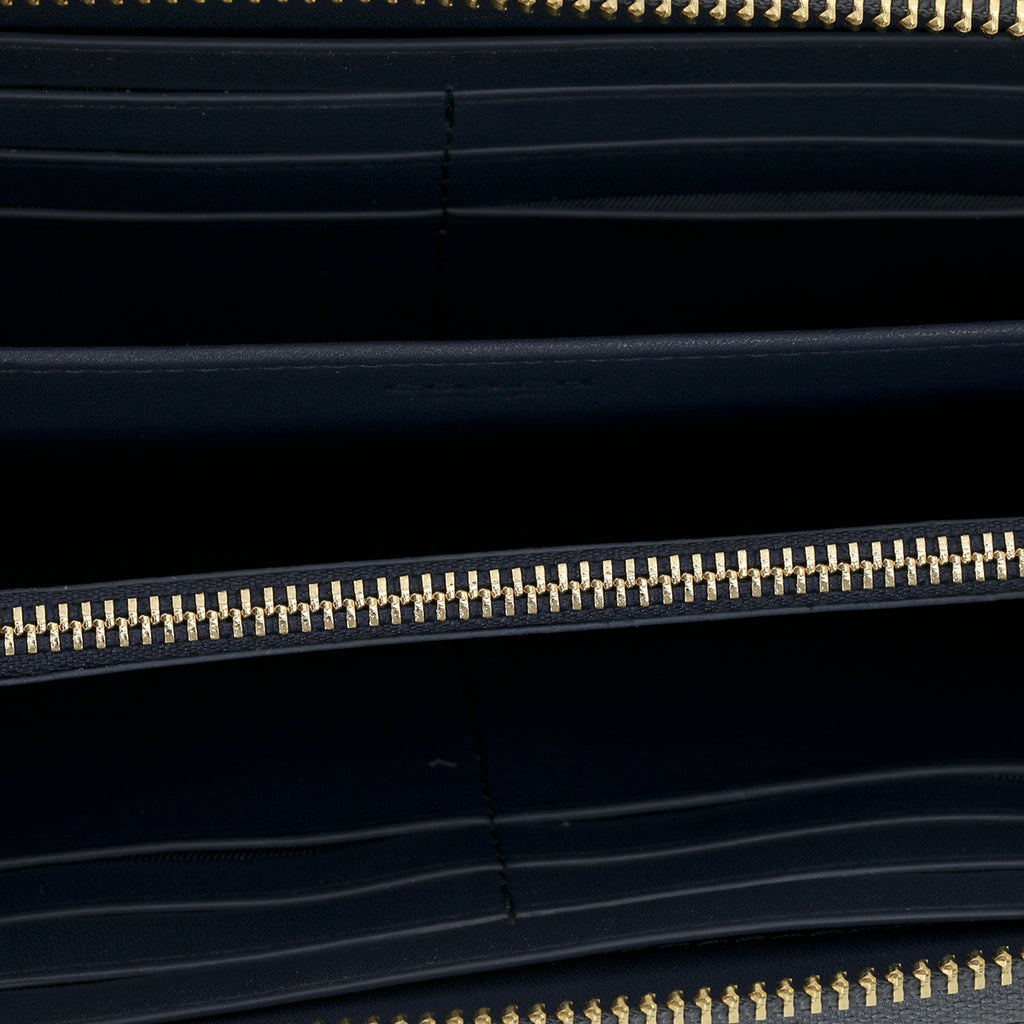 Long Zip Around Wallet in Signature Canvas – Confidential Couture